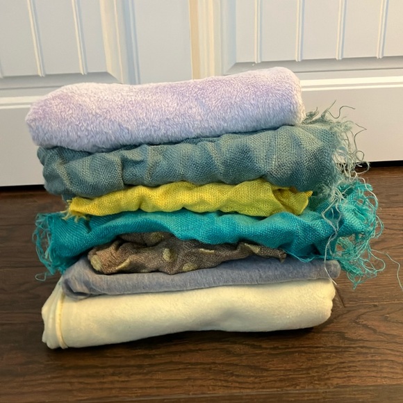 Other | Bundle Of Various Fabric Remnants Sold Together | Poshmark